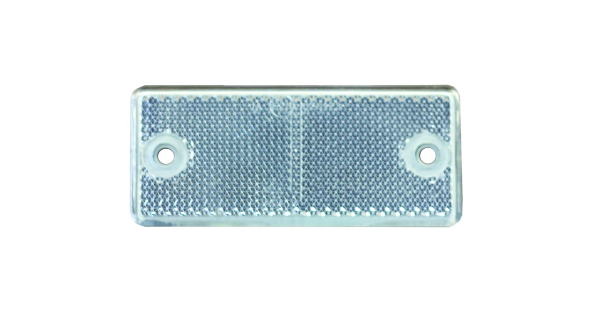 Helkur Valge 90X40Mm. Aukudega+Kleebitav - Helkurid - Autovaruosad ...