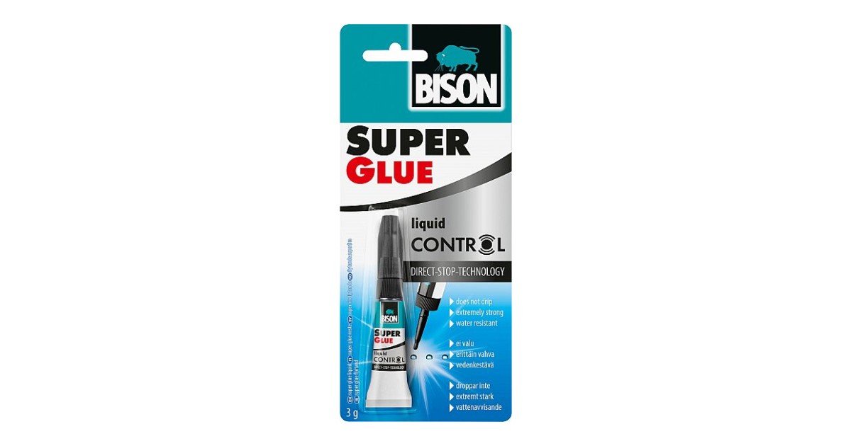 Bison Super Glue Kiirliim 3G Liquid Control - Liimid ja hermeetikud ...