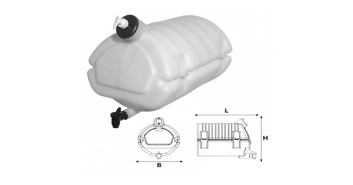 Veoki Veekanister 30L Plastist 455X350X360Mm - Kanistrid - Kanistrid ja ...